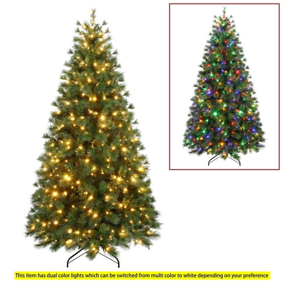 Puleo International 6.5' Pre-Lit Artificial Colorado Pine Christmas ...