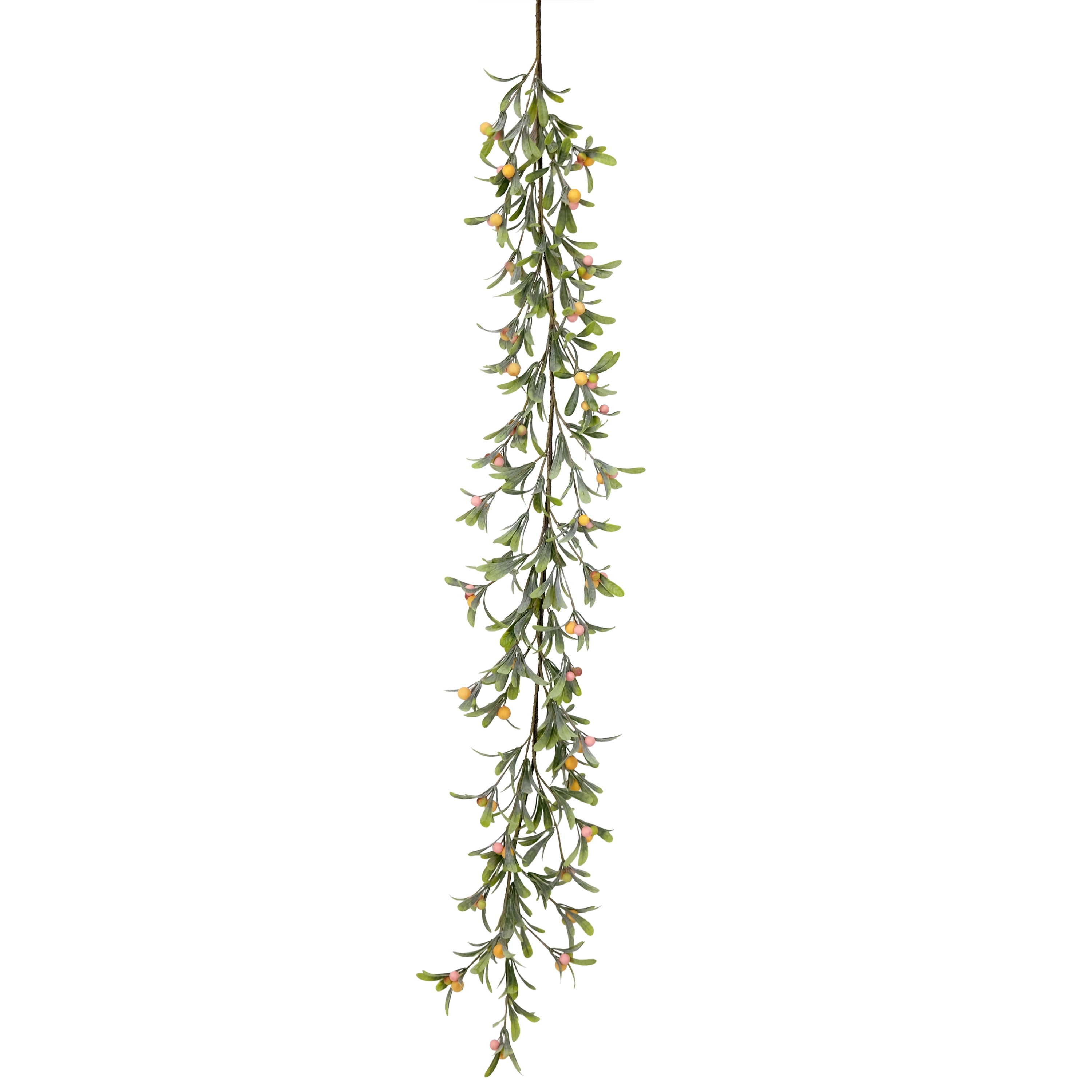 Puleo International 60" Artificial Mistletoe Spring Garland with ...