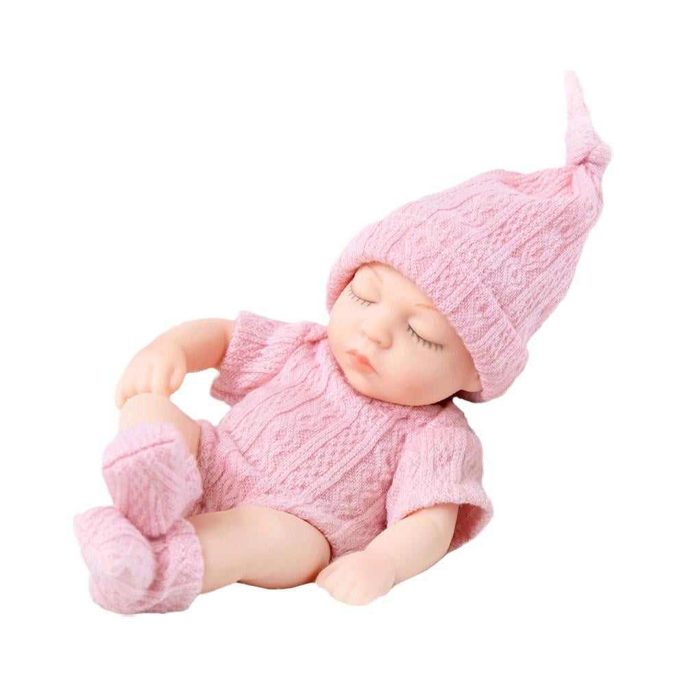 Puleyun 18cm Simulation Rebirth Dolls Toy Mini Cute Sleeping Baby ...