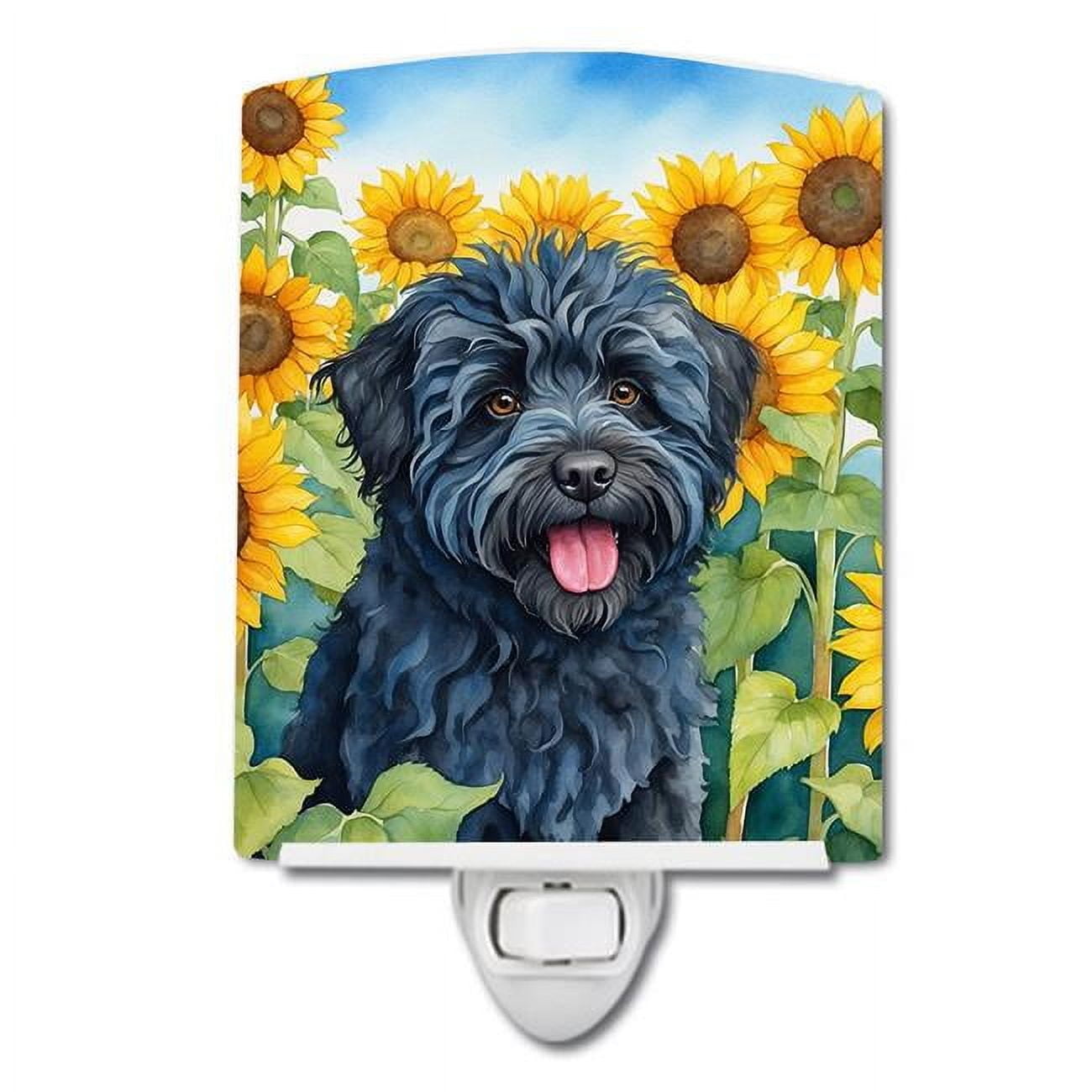 Puli in Sunflowers Ceramic Night Light 4 in x 6 in - Walmart.com
