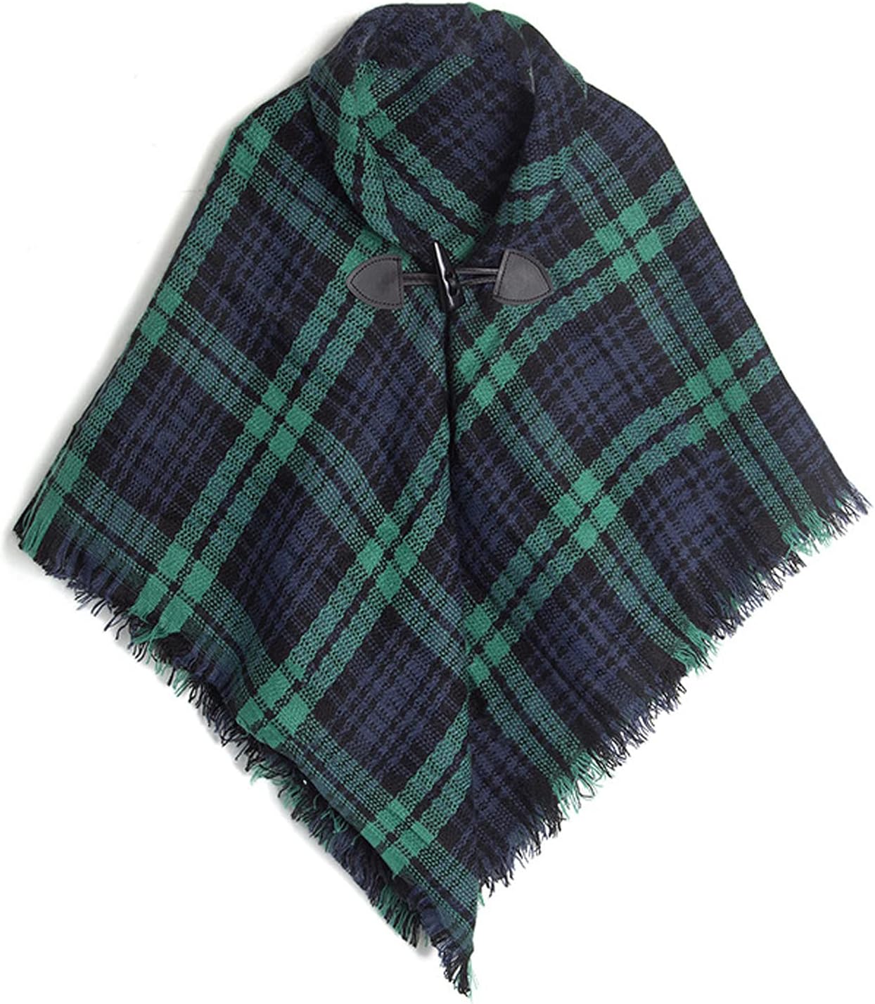 PuliPuqi Girls Kids Fall Knitted Pullover Sweaters Horn Button Poncho ...