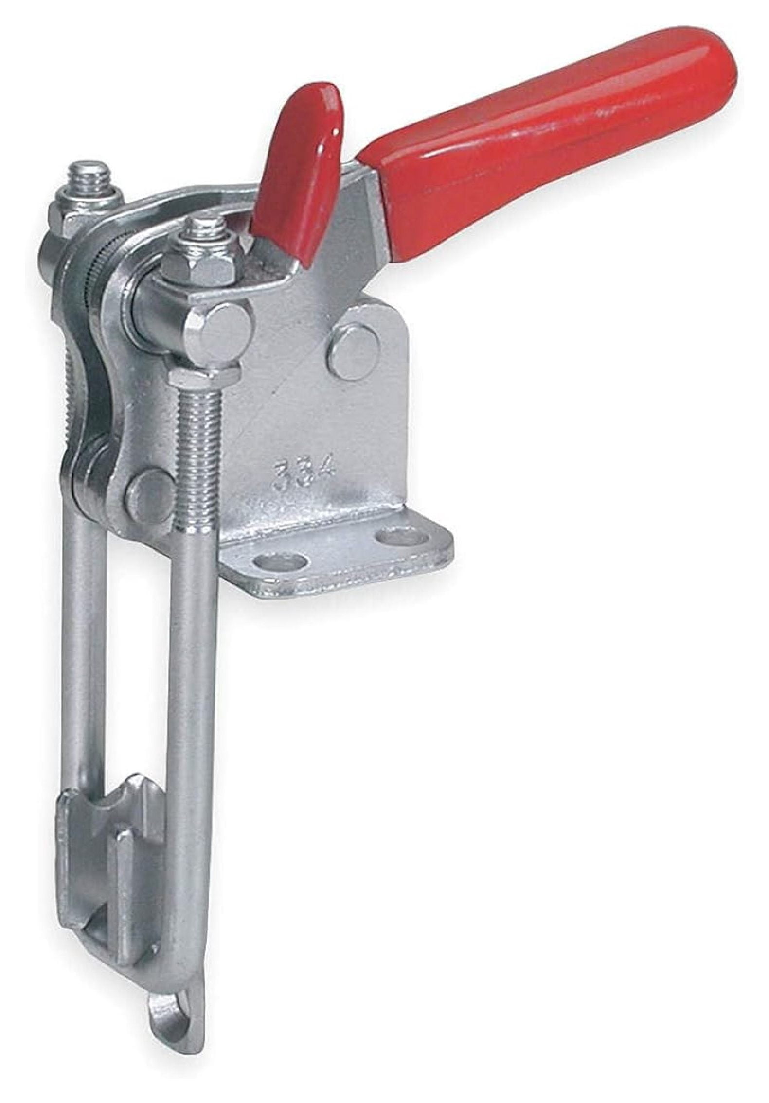 Pull Action Clamp - Flange Base, 1000 lbs Capacity - Steel Clamp with ...