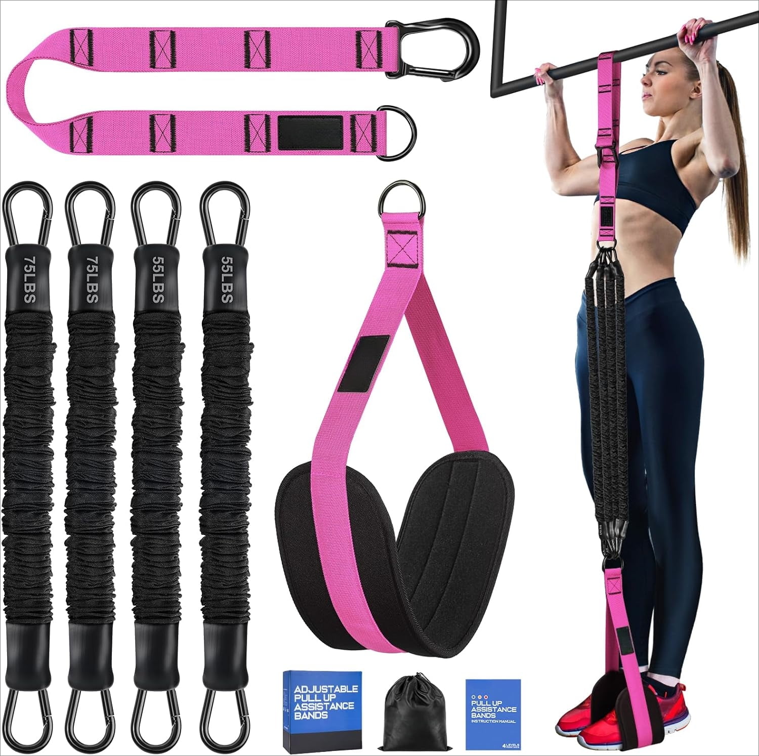 Pull Up Assistance Bands 260lbs,Heavy Pull Up Bands Resistance Bands ...