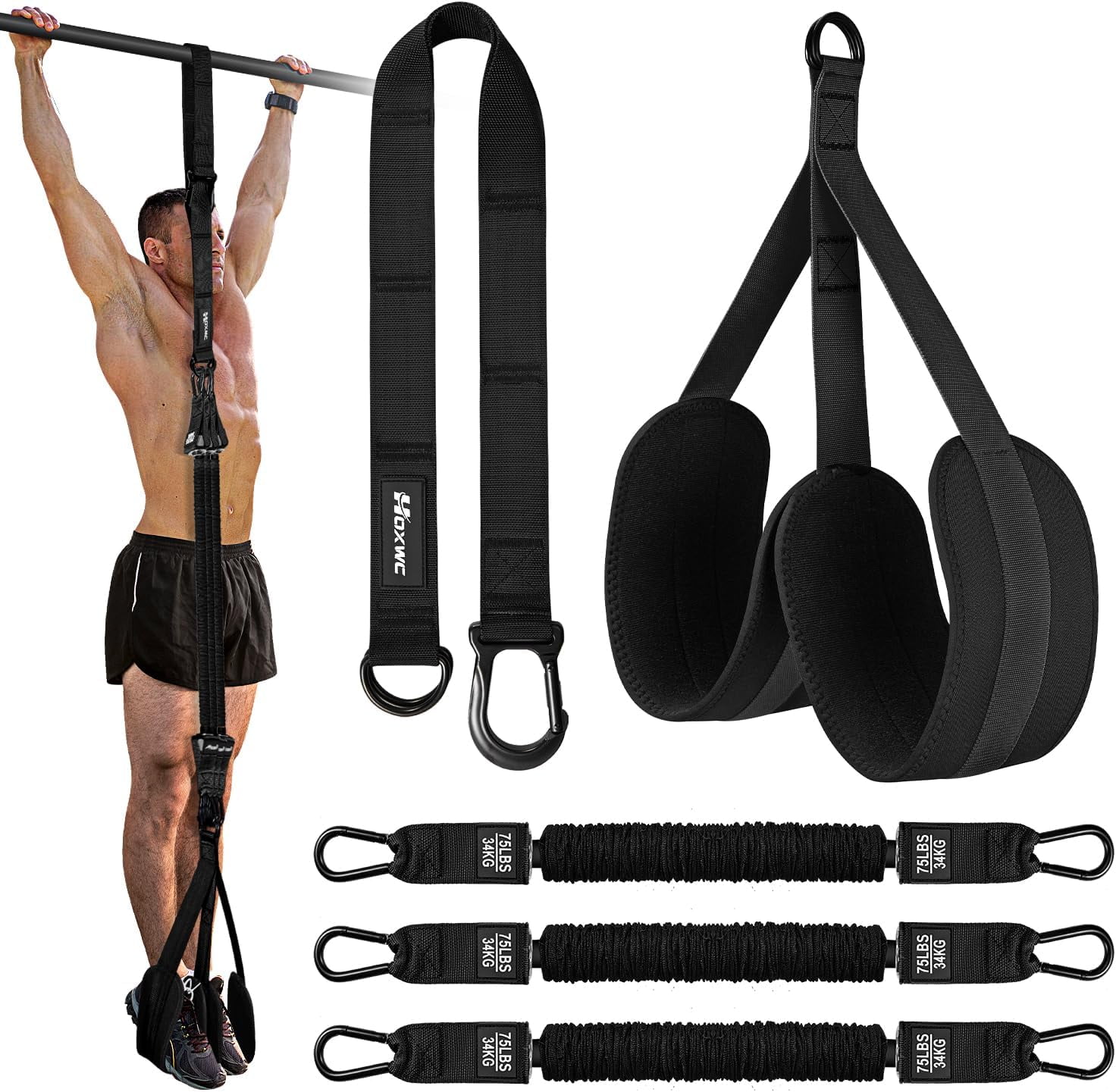 Pull Up Assistance Bands, Adjustable Heavy Duty Resistance Band for ...