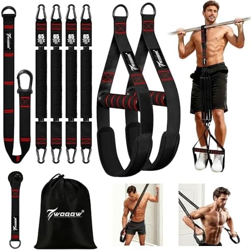 Pull Up Assistance Bands, Heavy Duty Resistance Bands with Handles ...