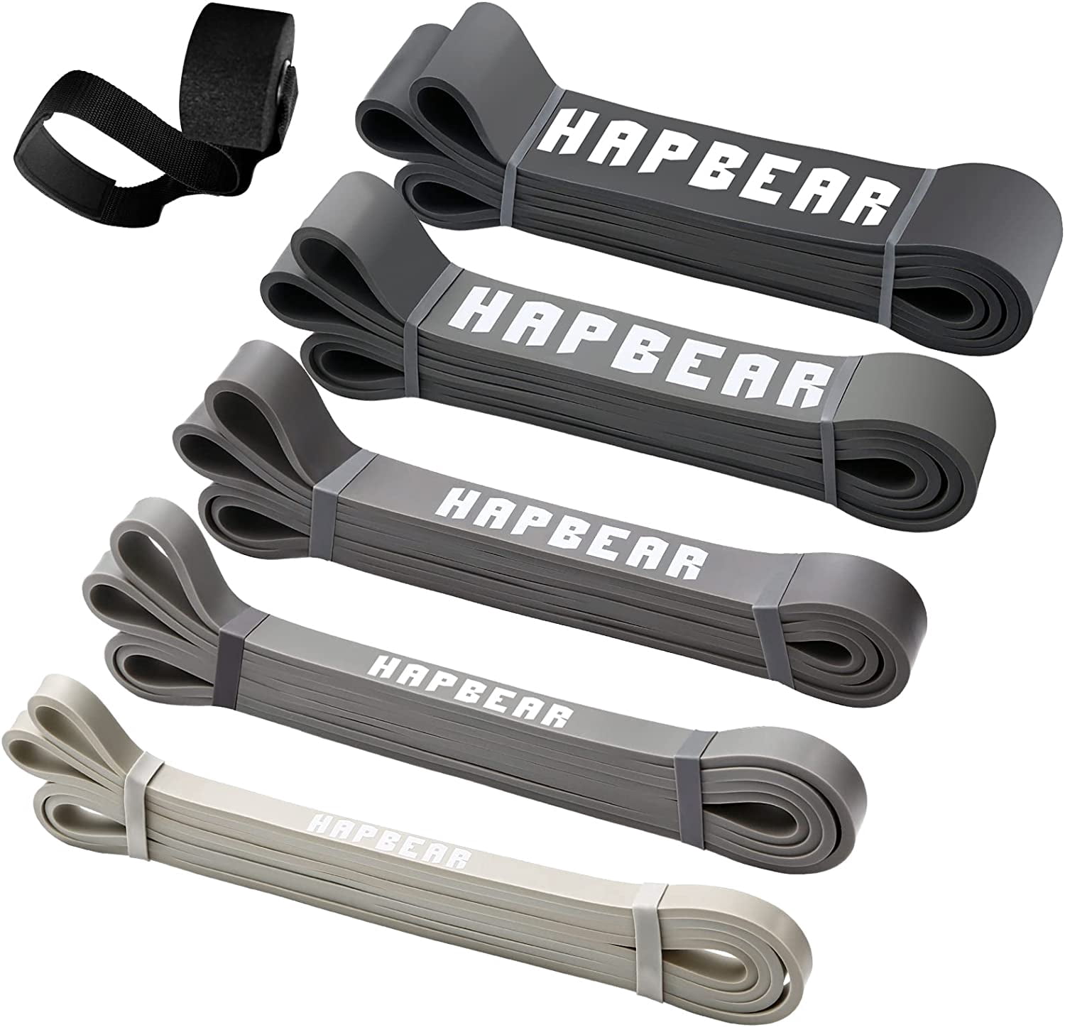 Pull Up Assistance Bands, Resistance Band Set of 5, Long Power Workout ...