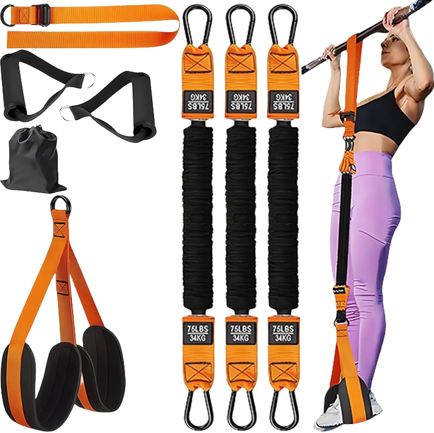 Pull Up Assistance Bands Set, 2025 Best Heavy-Duty Pull Up Workout ...