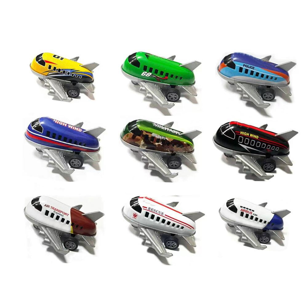 Pull Back Airplane Toy Set Children's Mini Rear Pull Aircraft Model for ...
