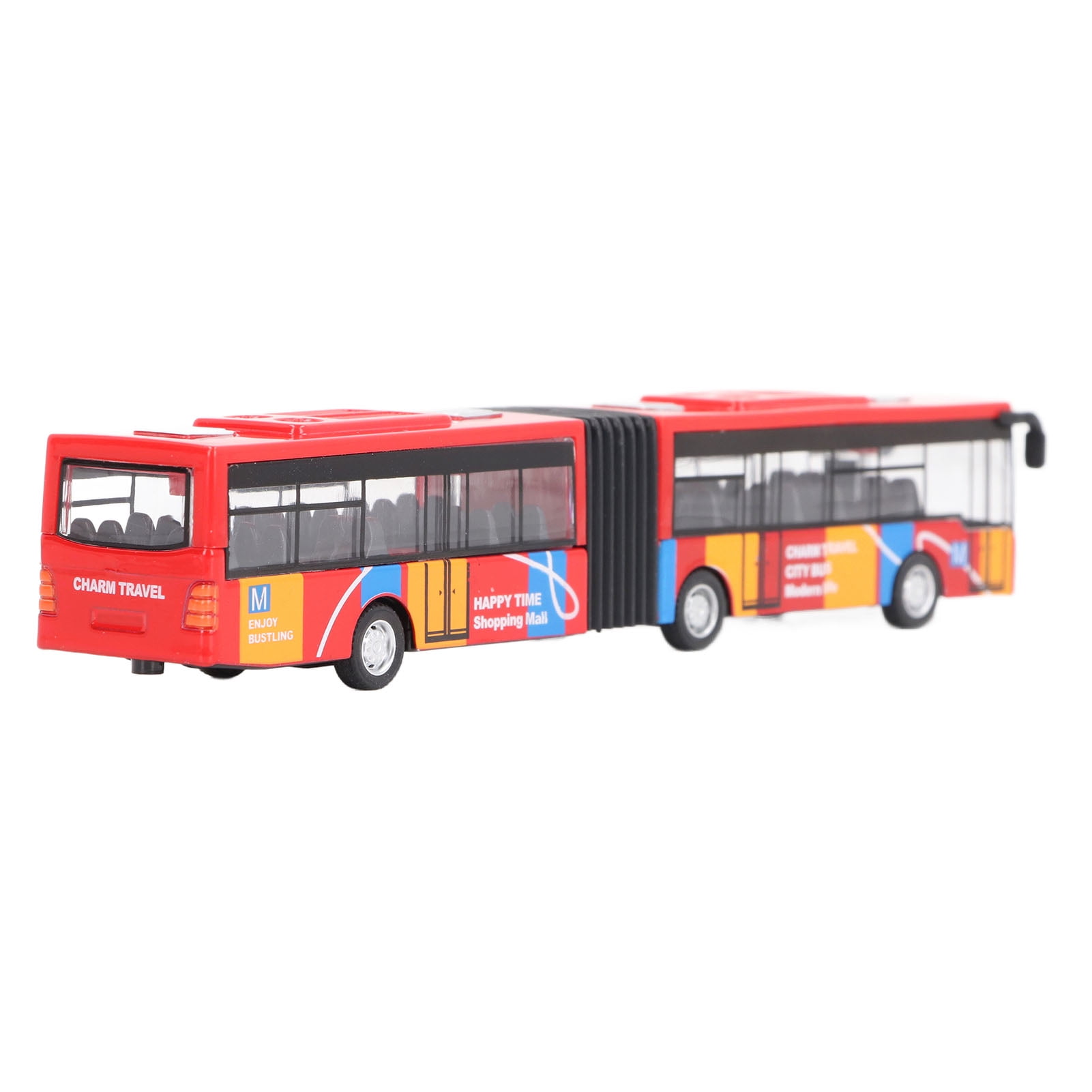 Pull Back Bus Extended Length Full Function Solid Structure Educational ...