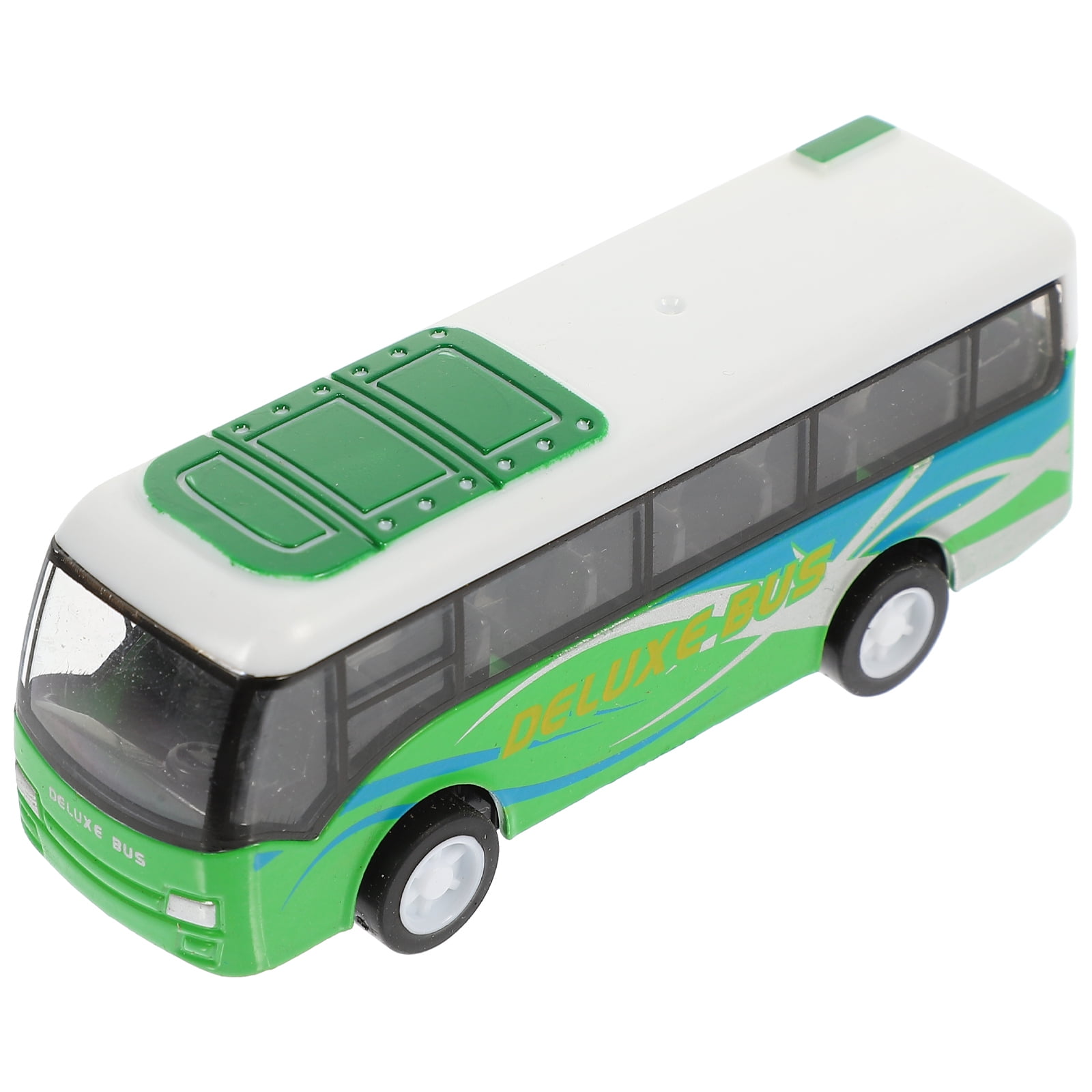 Pull Back Bus Model Car Toys The Little Truck Kids Child Green ...
