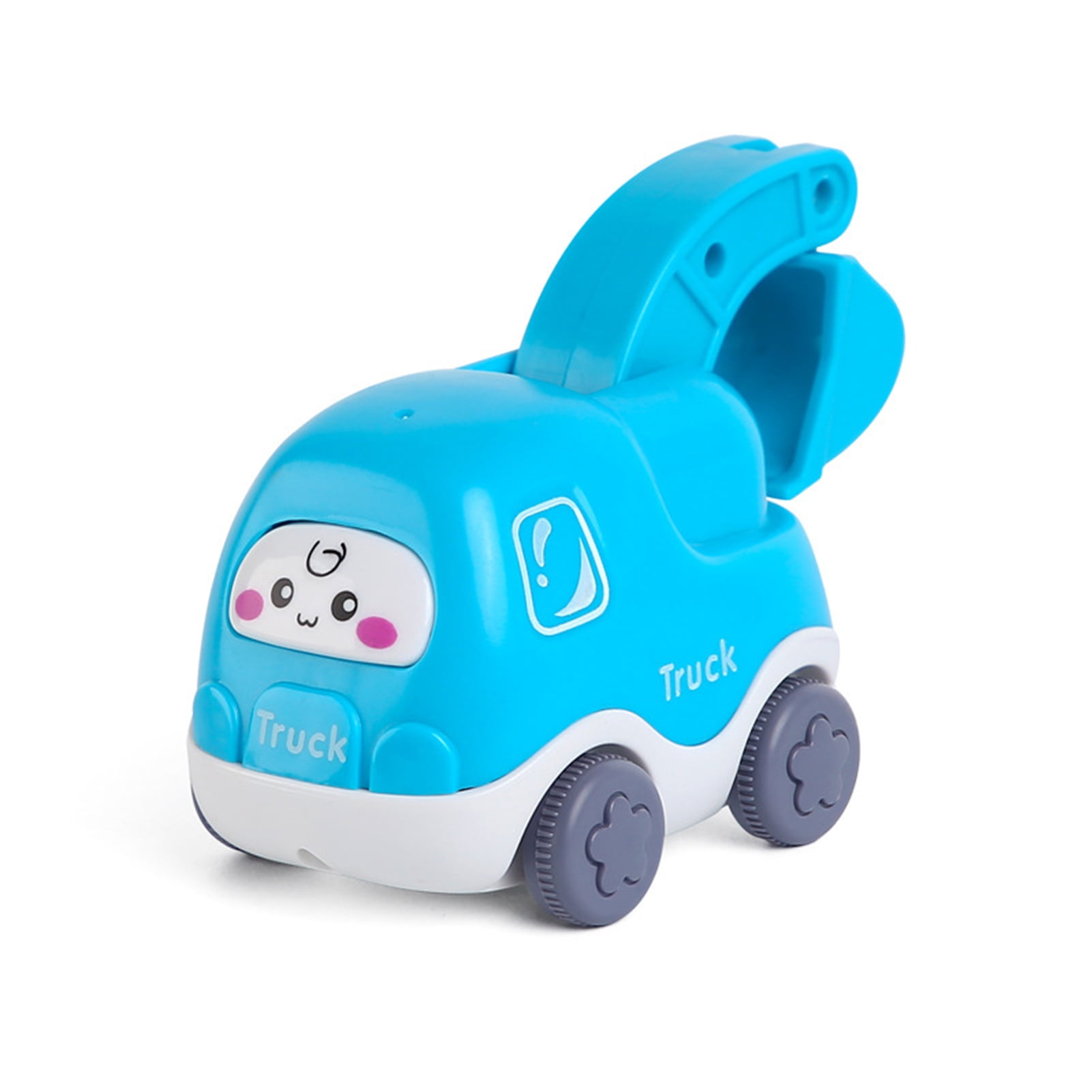 Pull Back Car - Cartoon Taxi Bus Forklift Excavator Plane Vehicle Model ...