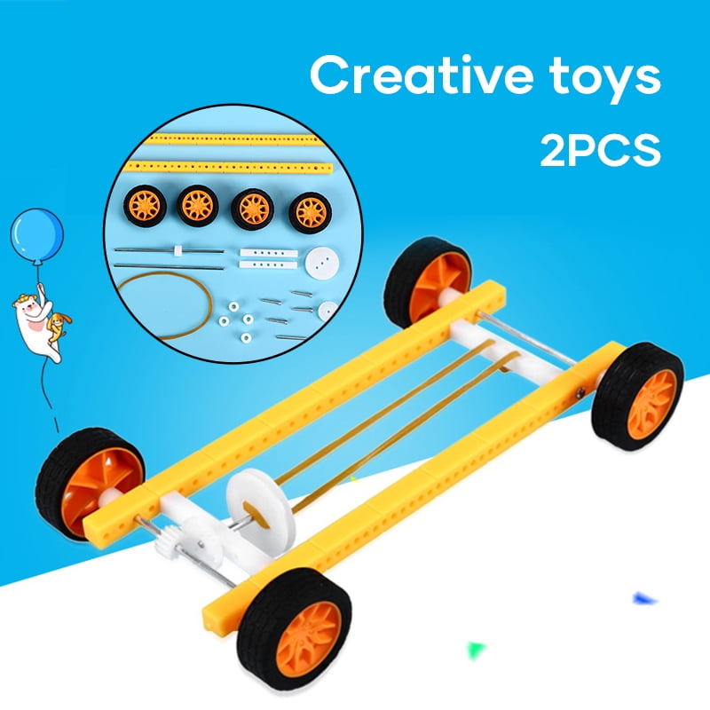 Pull Back Car Toy Early Learning Education Diy Materials Kit Rubber ...