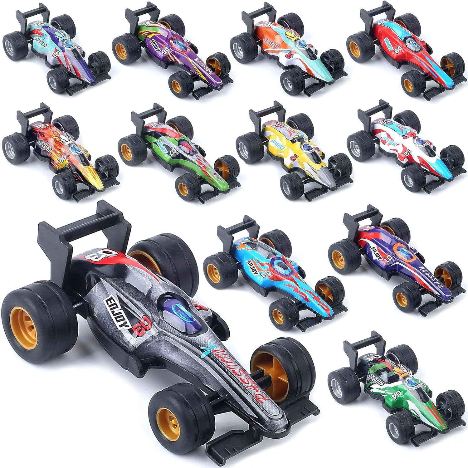 Pull Back Cars Toy Model Set 12Pack 1:43, Easter Stuffing,for Ages 2-8 ...