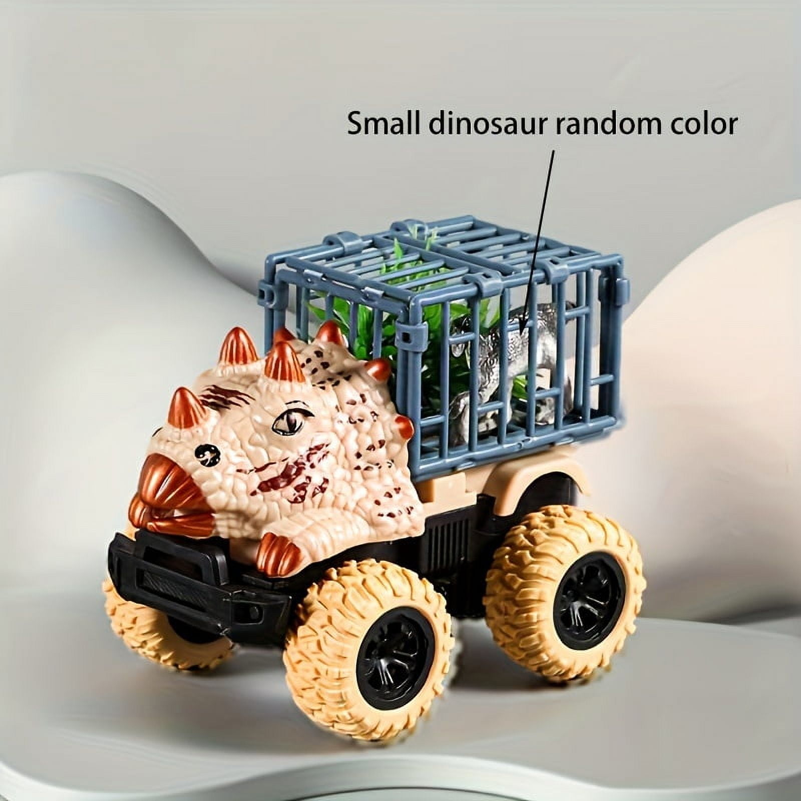 Pull Back Dinosaur Truck Toys Car Transport Truck Toys with Dino ...