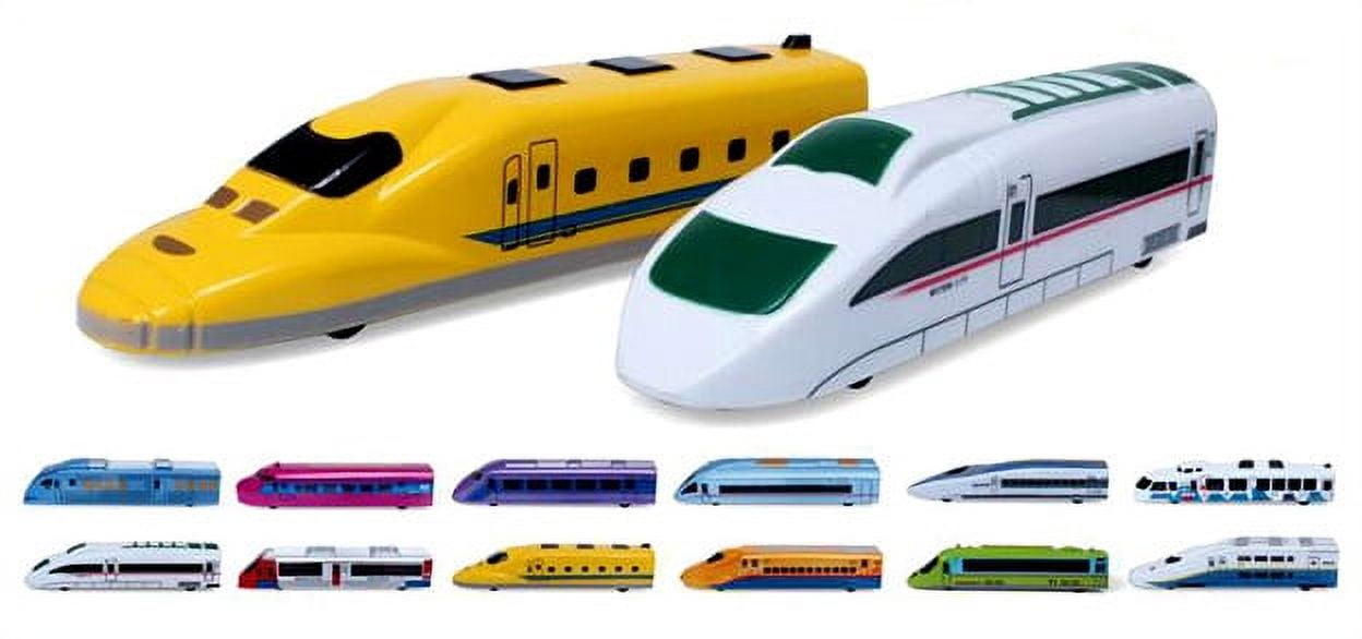 Pull Back Toy Trains, Set of 12 - Ideal for Preschool Classroom ...
