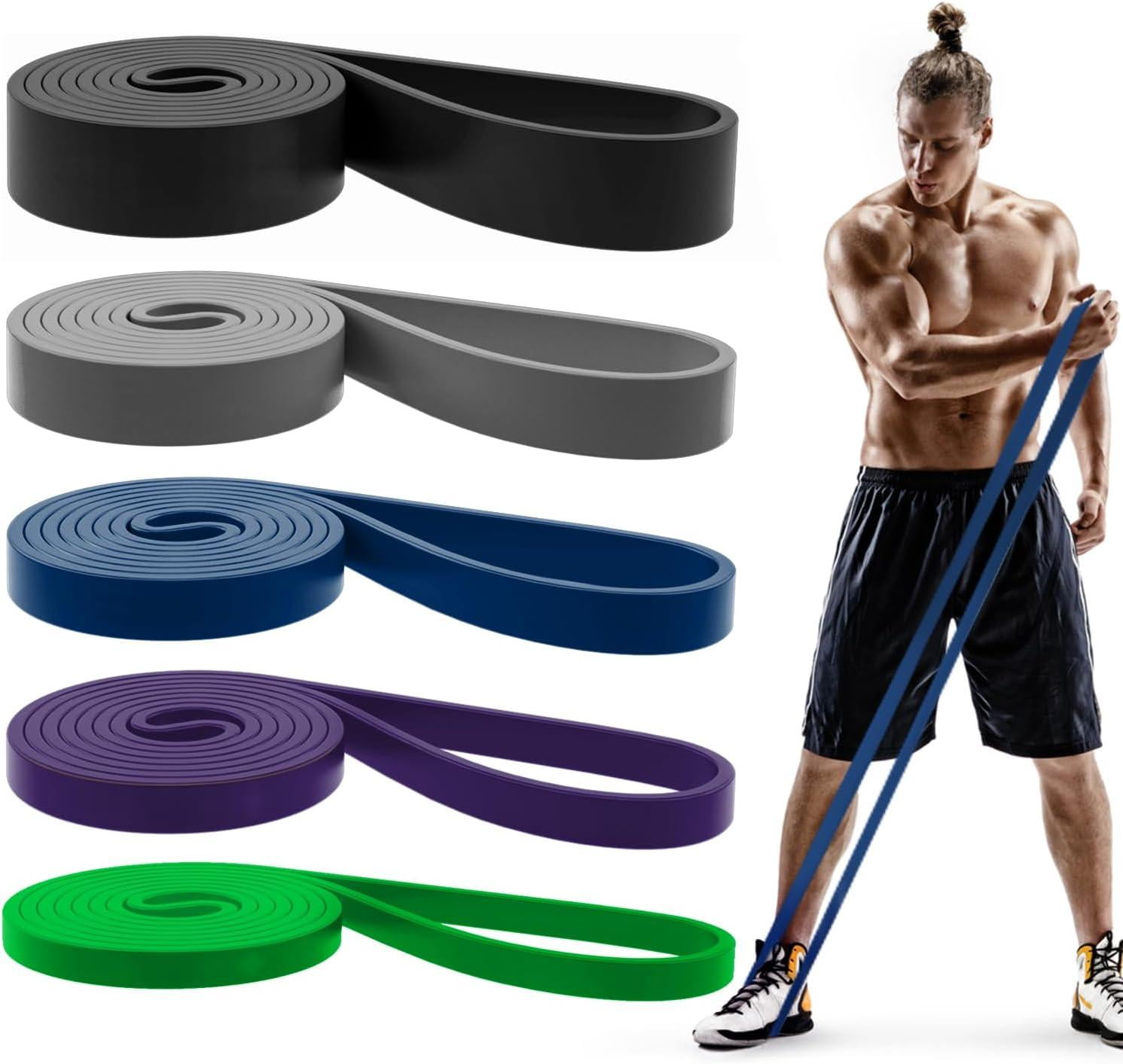 Pull Up Bands, Resistance Bands, Pull Up Assistance Bands Set for Men ...