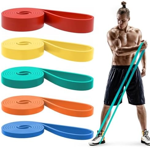 Pull Up Bands, Resistance Bands, Pull Up Assistance Bands Set for Men ...
