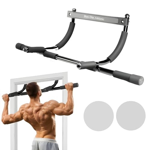 Pull Up Bar for Doorway | Sturdy Steel Upper Body Fitness Workout Bar ...