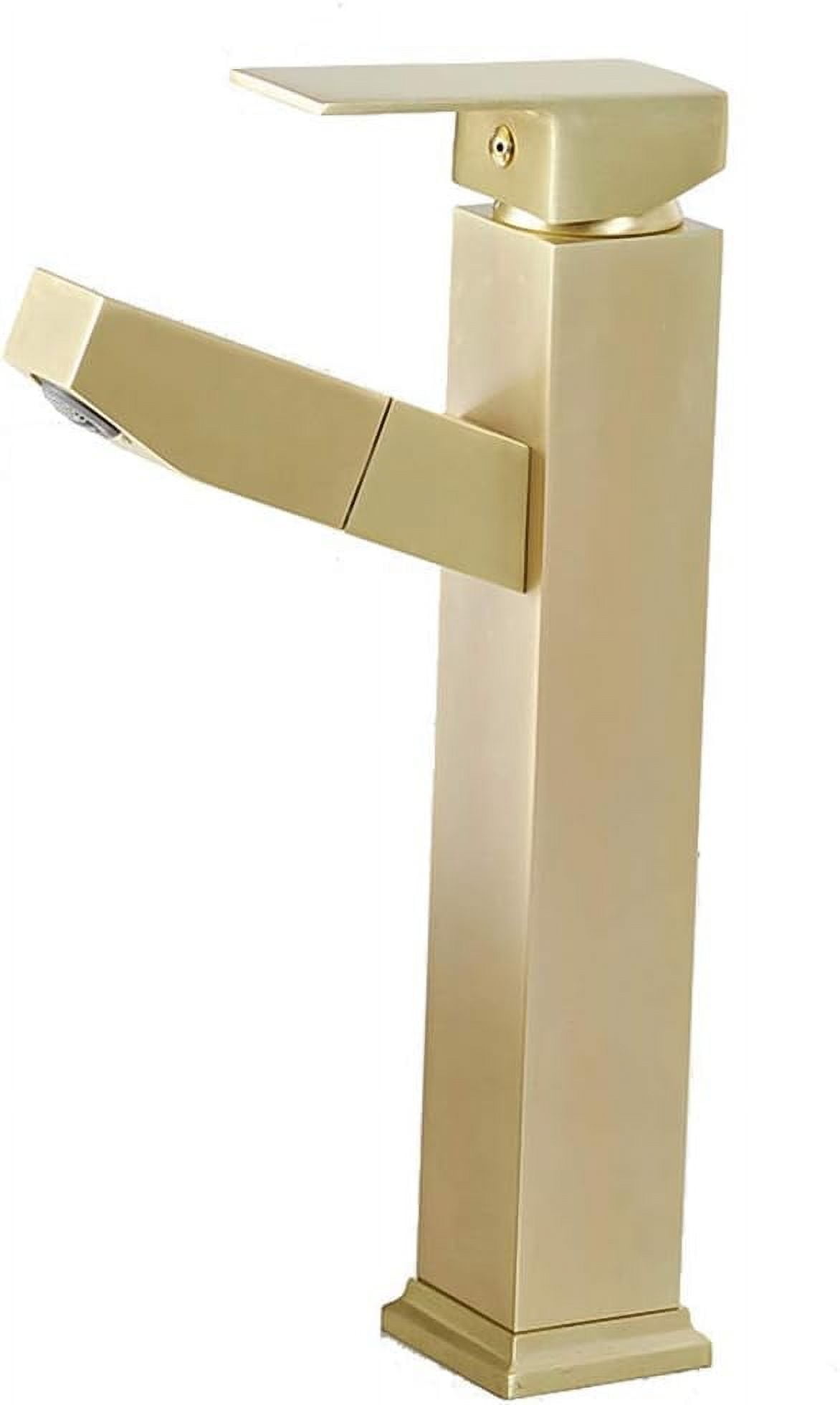Pull Down Basin Mixer Tap Single Hole Brass Bathroom Sink Faucet Hot ...