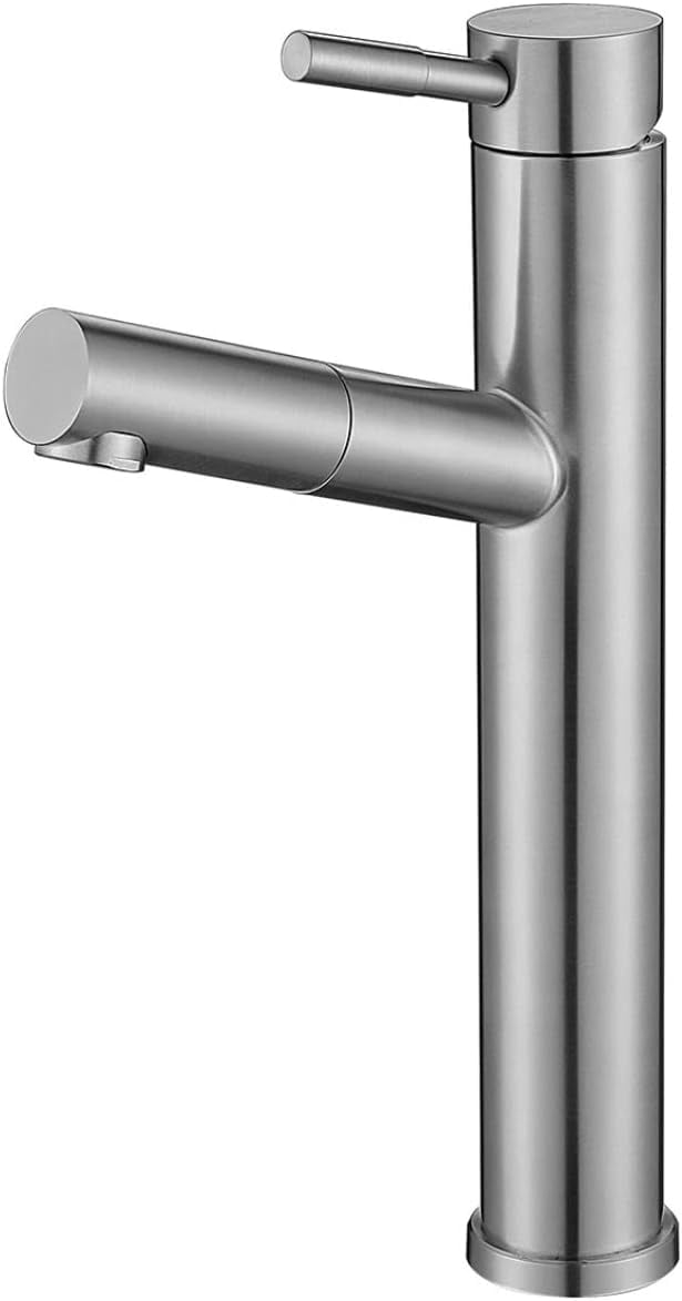 Pull Out Bathroom Faucet Basin Mixer Tap for Hot and Cold Water ...