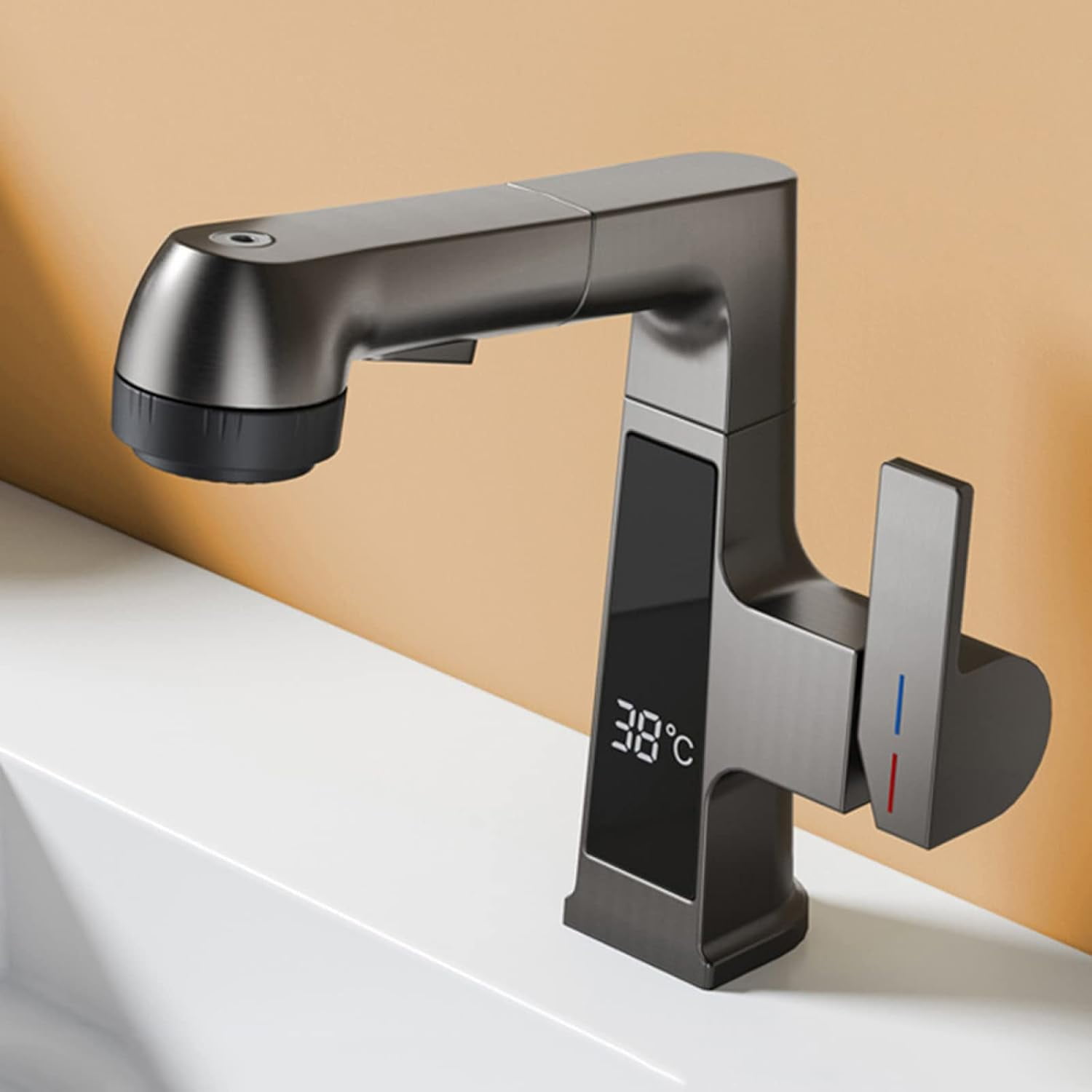 Pull Out Bathroom Faucet,Brass Bathroom Sink Faucet,Bathroom Sink ...