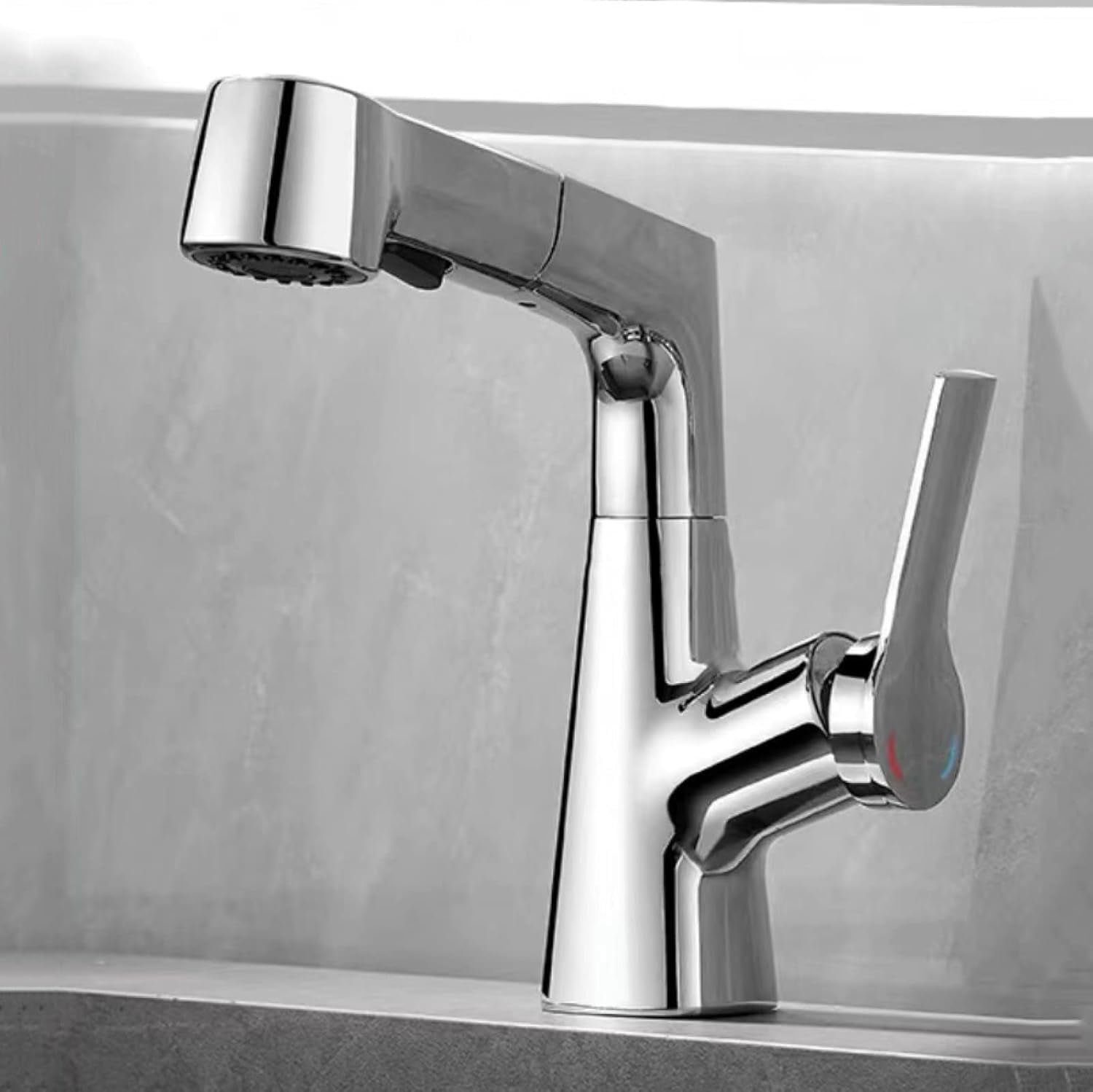 Pull Out Bathroom Faucet,Liftable,Bathroom Sink Faucet Dual Function ...