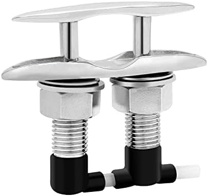 Pull Up Boat Cleats Retractable Boat Claet 316 Stainless Steel Hidden ...