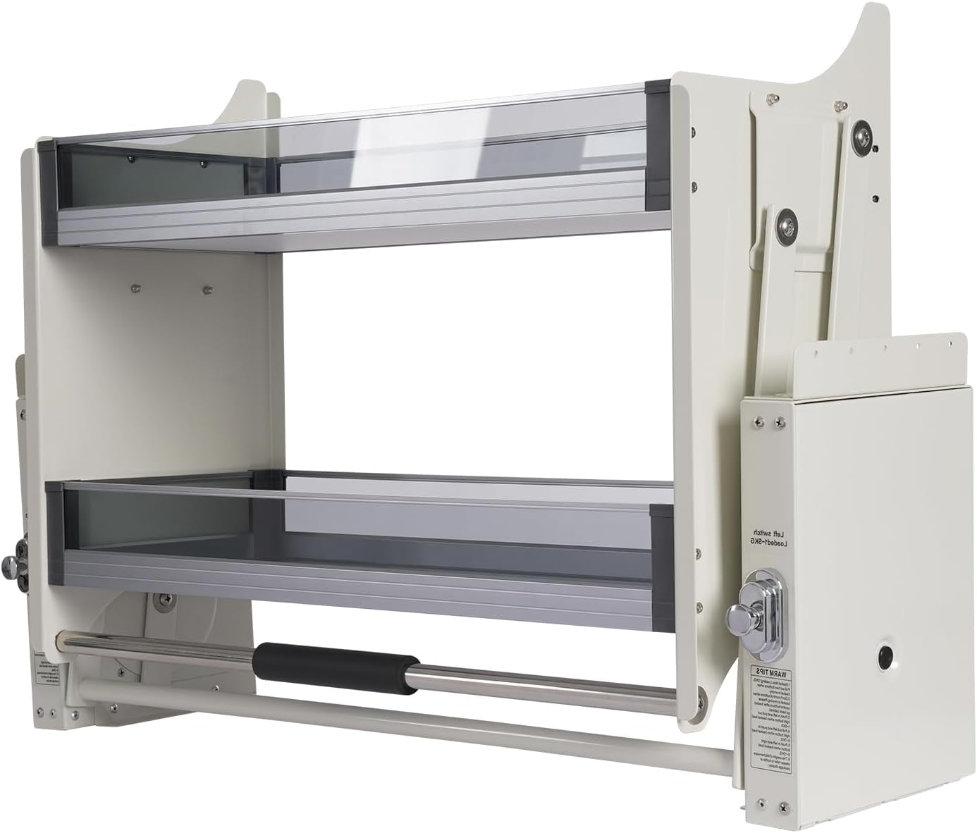 Pull Down Cabinet Organizer 2-Tier Drop Down Cabinet Organizer Kitchen ...