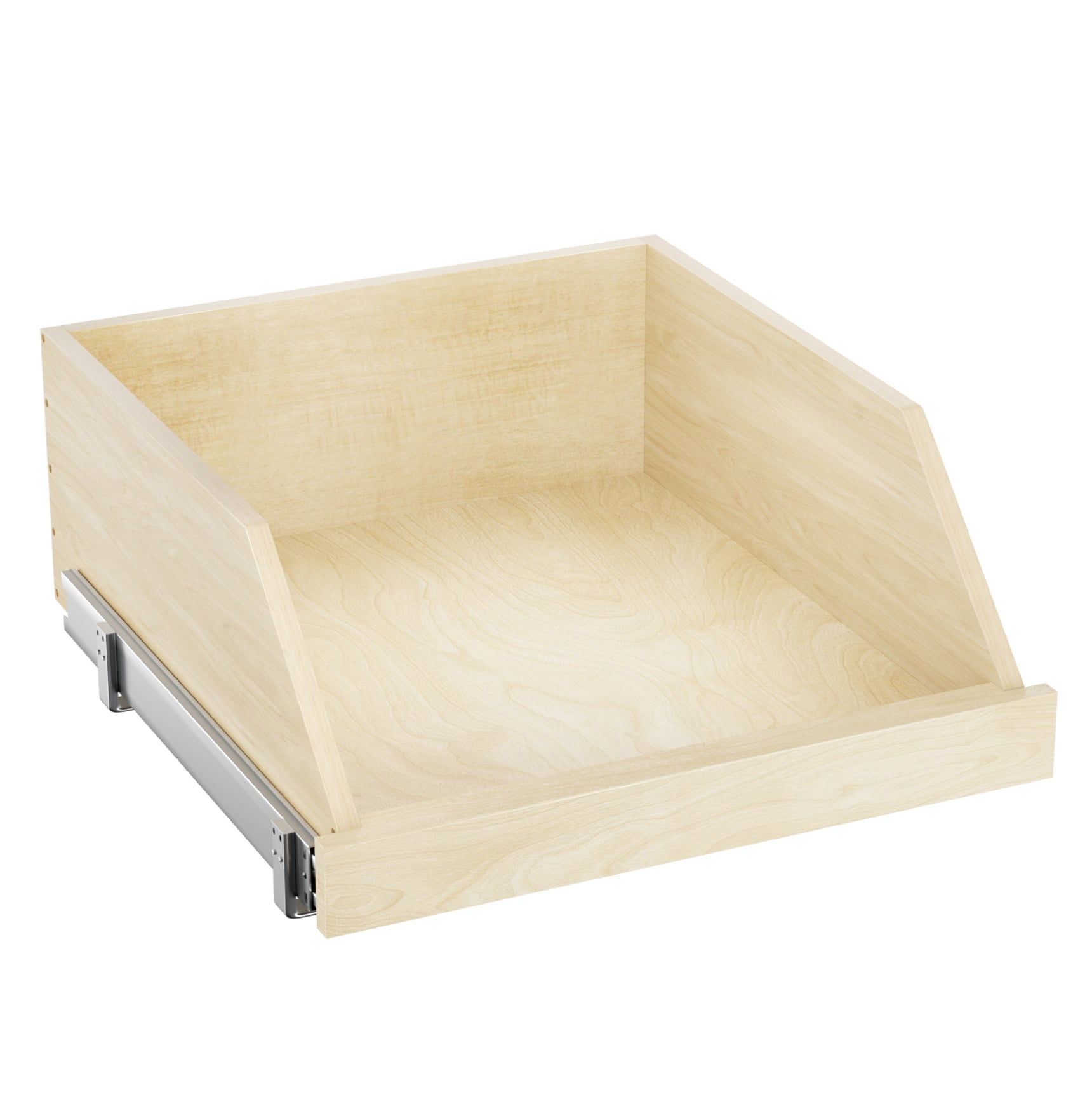 Pull Out Cabinet Organizer High Drawer 19½" W x 21" D Hard Close Wood ...