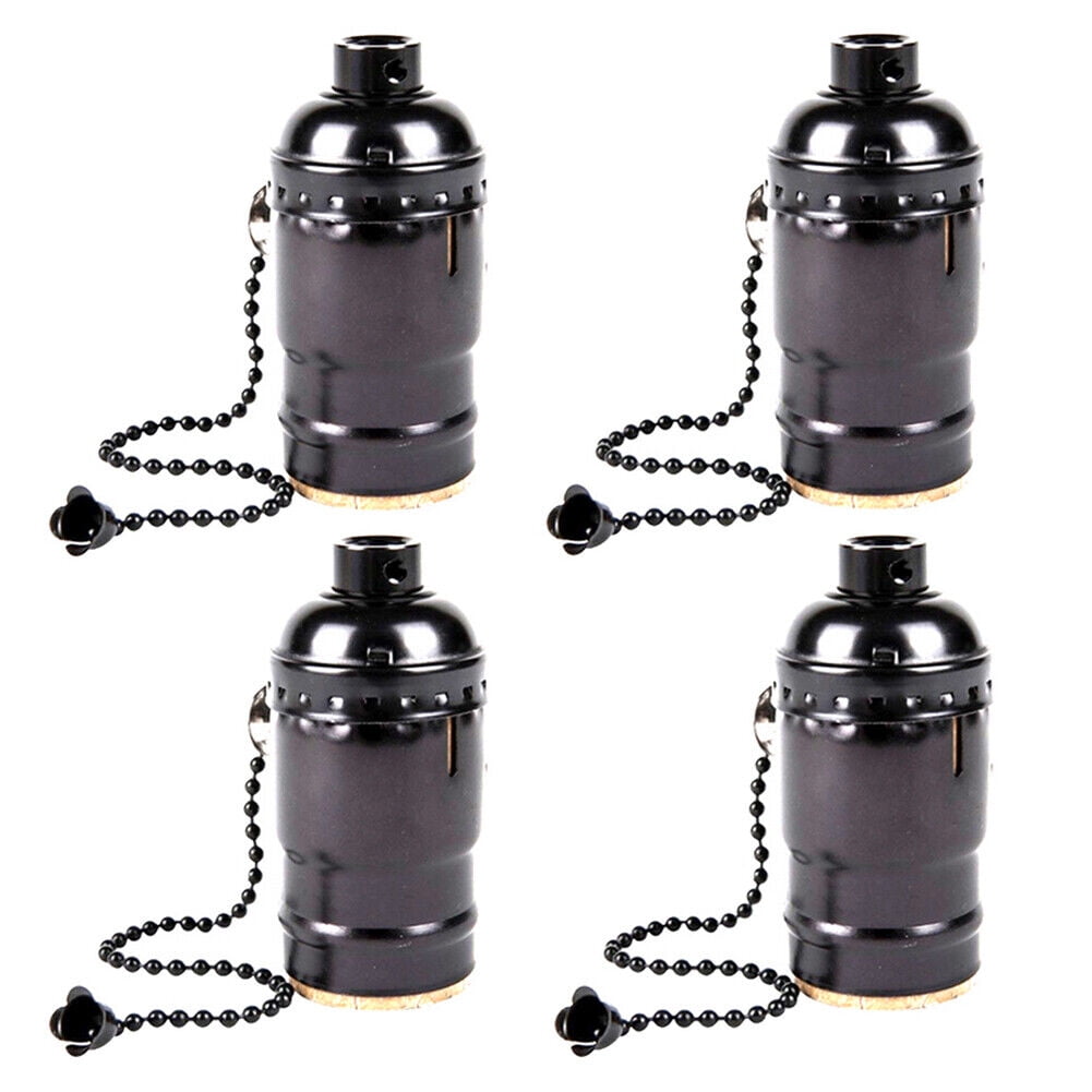 Pull Chain Light Bulb Lamp Socket Replacement Switch E27 E26 3 Way 250W ...