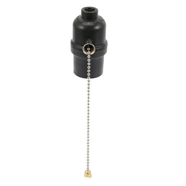 SUNLITE E198 Porcelain Lamp Holder with Pull Chain - Walmart.com