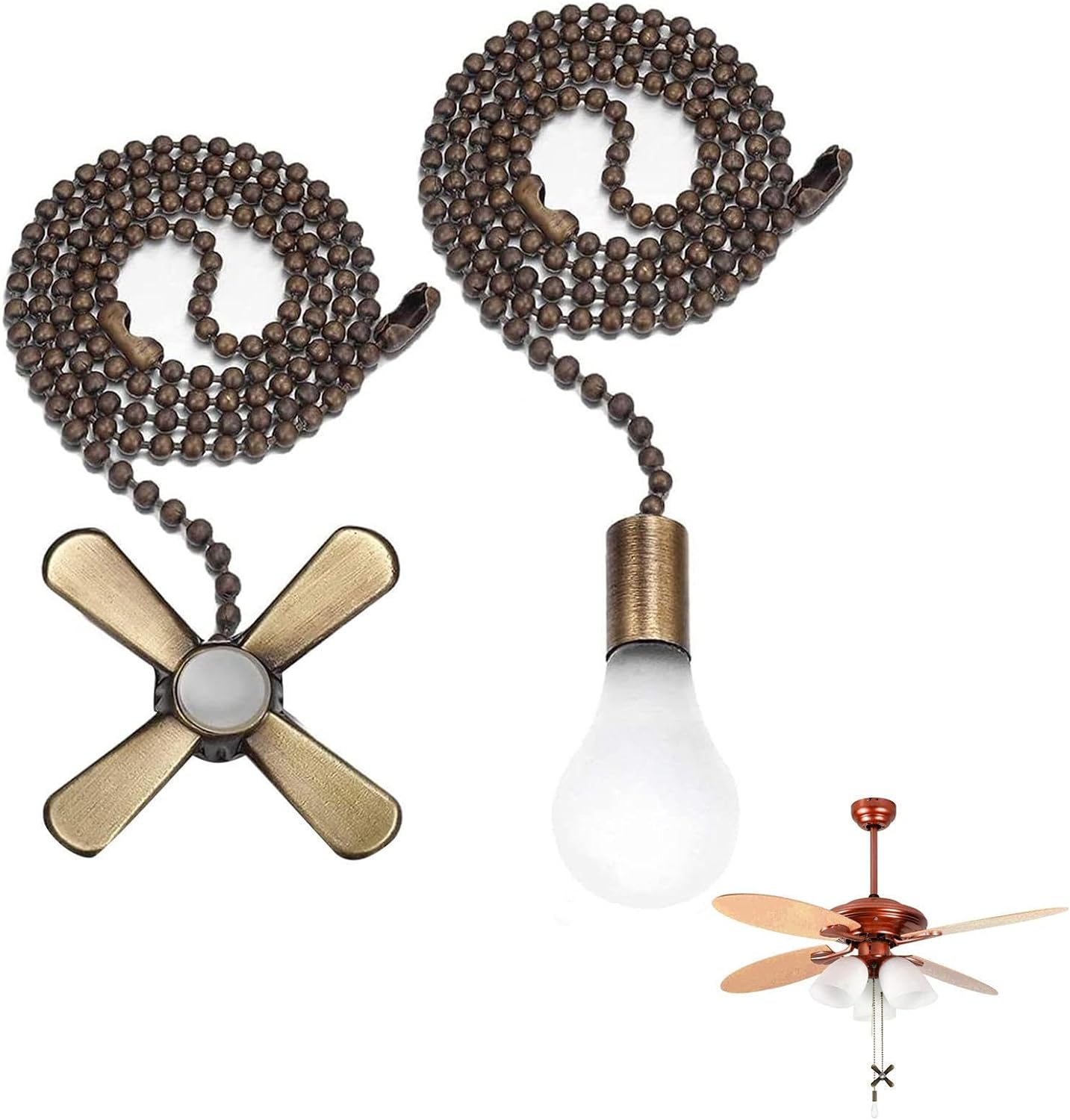 Pull Cord Chain for Light,Switch Pull Rope Extender for Fan - All ...