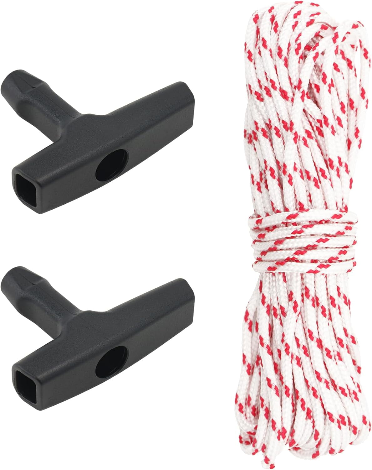 Pull Cord Rope 3.5mm,32.8ft Pull Start Cord Recoil Starter Rope with 2 ...