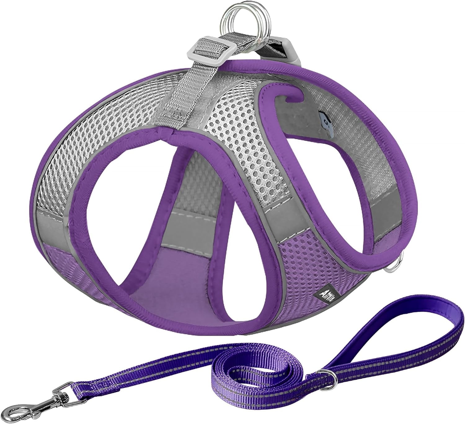 No Pull Dog Harness and Leash Set, Step in Adjustable Dog Harness with ...