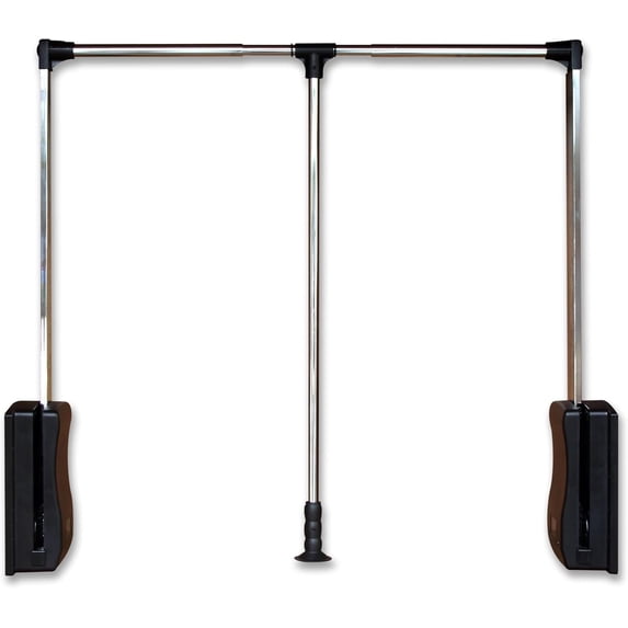 Pull Down Closet Rod Adjustable Side Mounted Closet for Kitchen Bedroom ...
