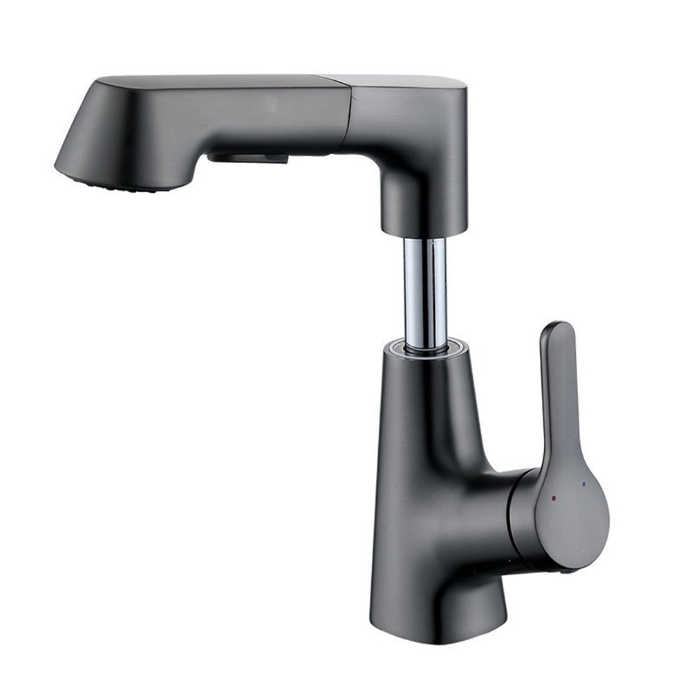 Pull-Down Dual-Mode Faucet: for 360° Swivel, Adjustable Height & Easy ...