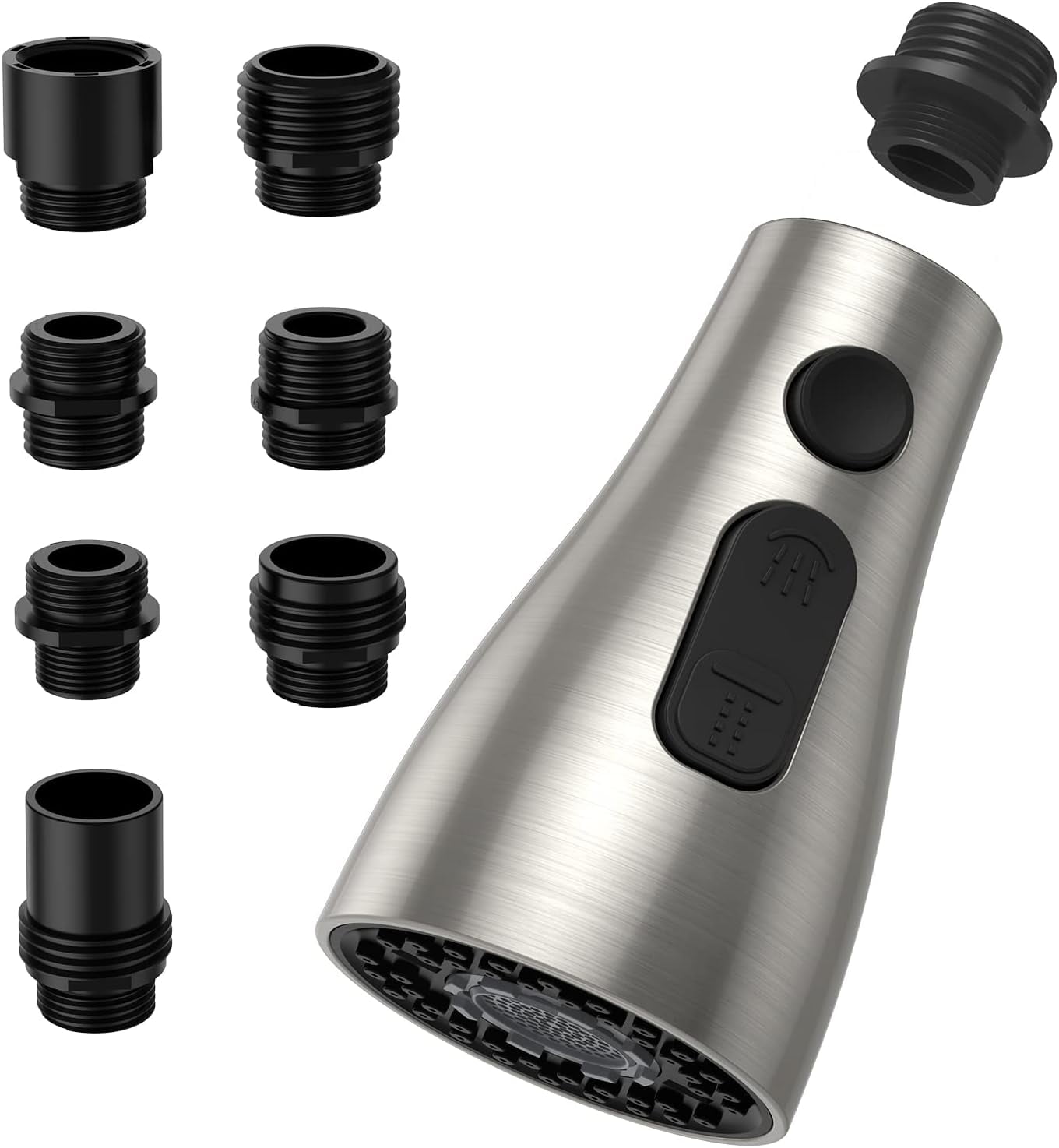 Pull-Down Kitchen Faucet Spray Head Replacement - 3 Function Modes ...