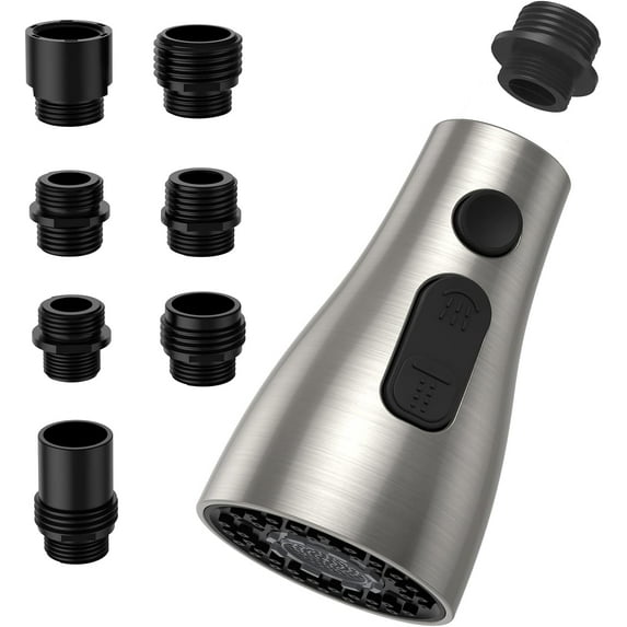 Pull-Down Kitchen Faucet Spray Head Replacement - 3 Function Modes ...