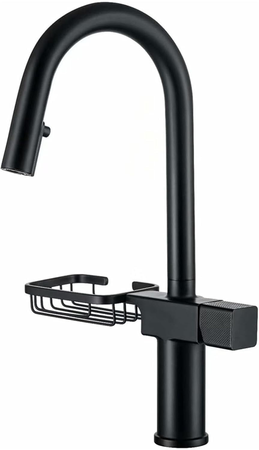 Pull Down Kitchen Sink Faucet High Arc 360° Swivel Kitchen Faucets with ...