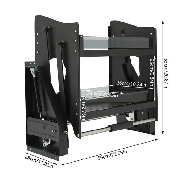 Upper Cabinet Pull Down Shelf