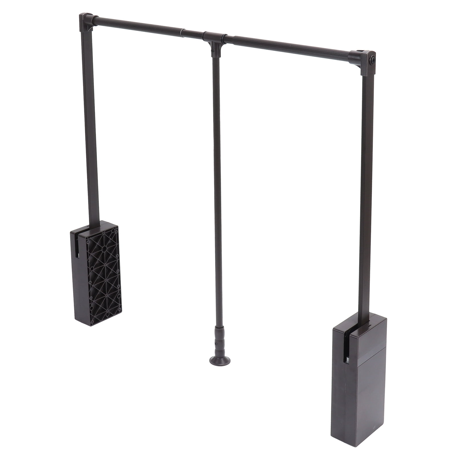 Pull Down Wardrobe Rail Lift Collapsible Closet Rod Retractable Hanger ...