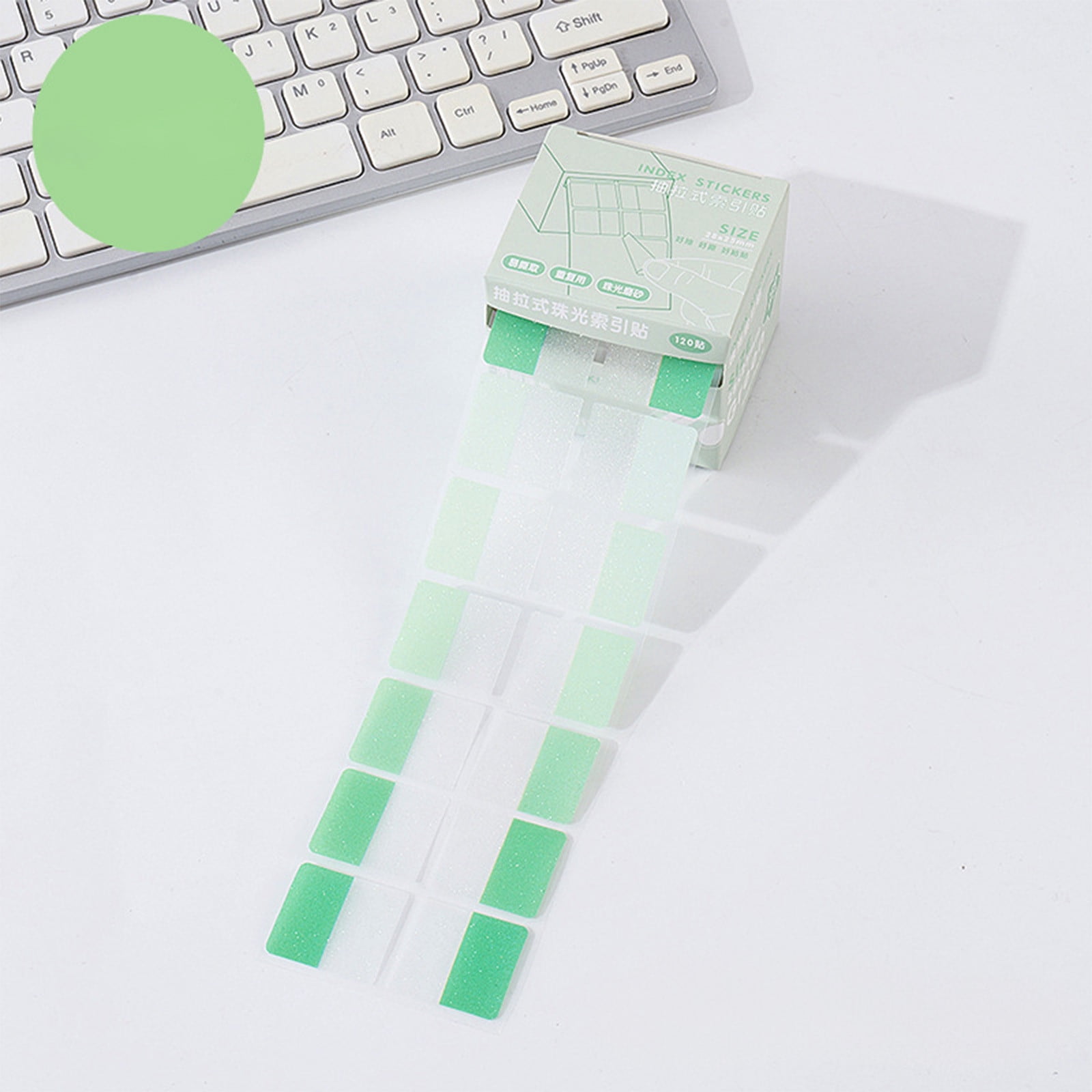Pull Out Index Tabs with Pearl Finish Macaron Colored Sticky Notes for ...