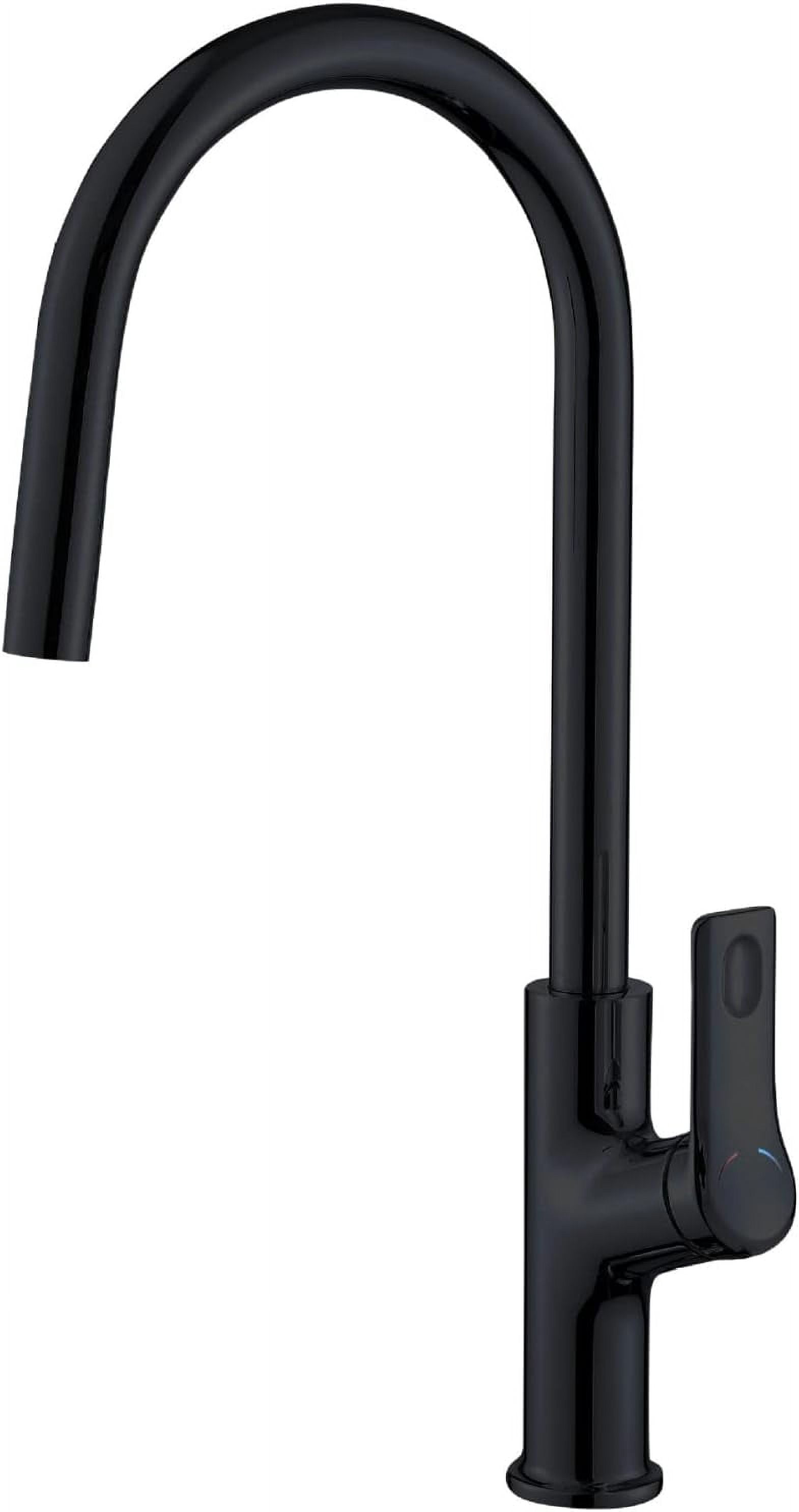 Pull Down Kitchen Faucet,Single Handle Kitchen Sink Faucet with Pull ...