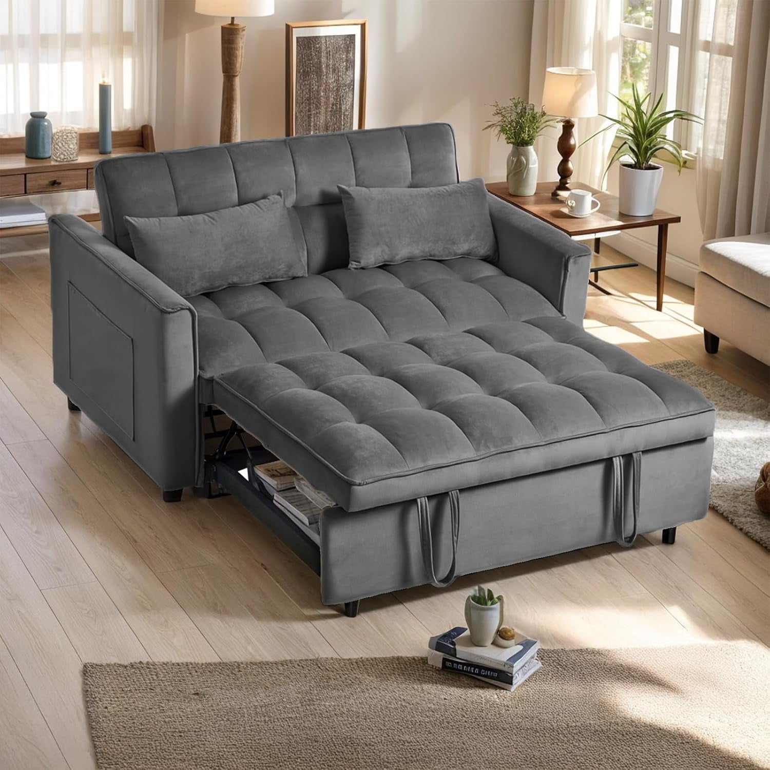 Pull Out Loveseat Sleeper, Convertible Sleeper Sofa Bed, Pull Out Bed ...