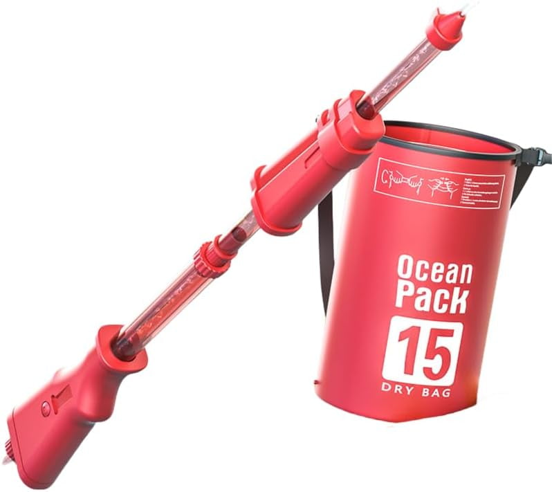 Pull-Out Backpack Water C annon – 15L Dry Bag, 15M Range, Kids Water Blaster – Adjustable Straps ...