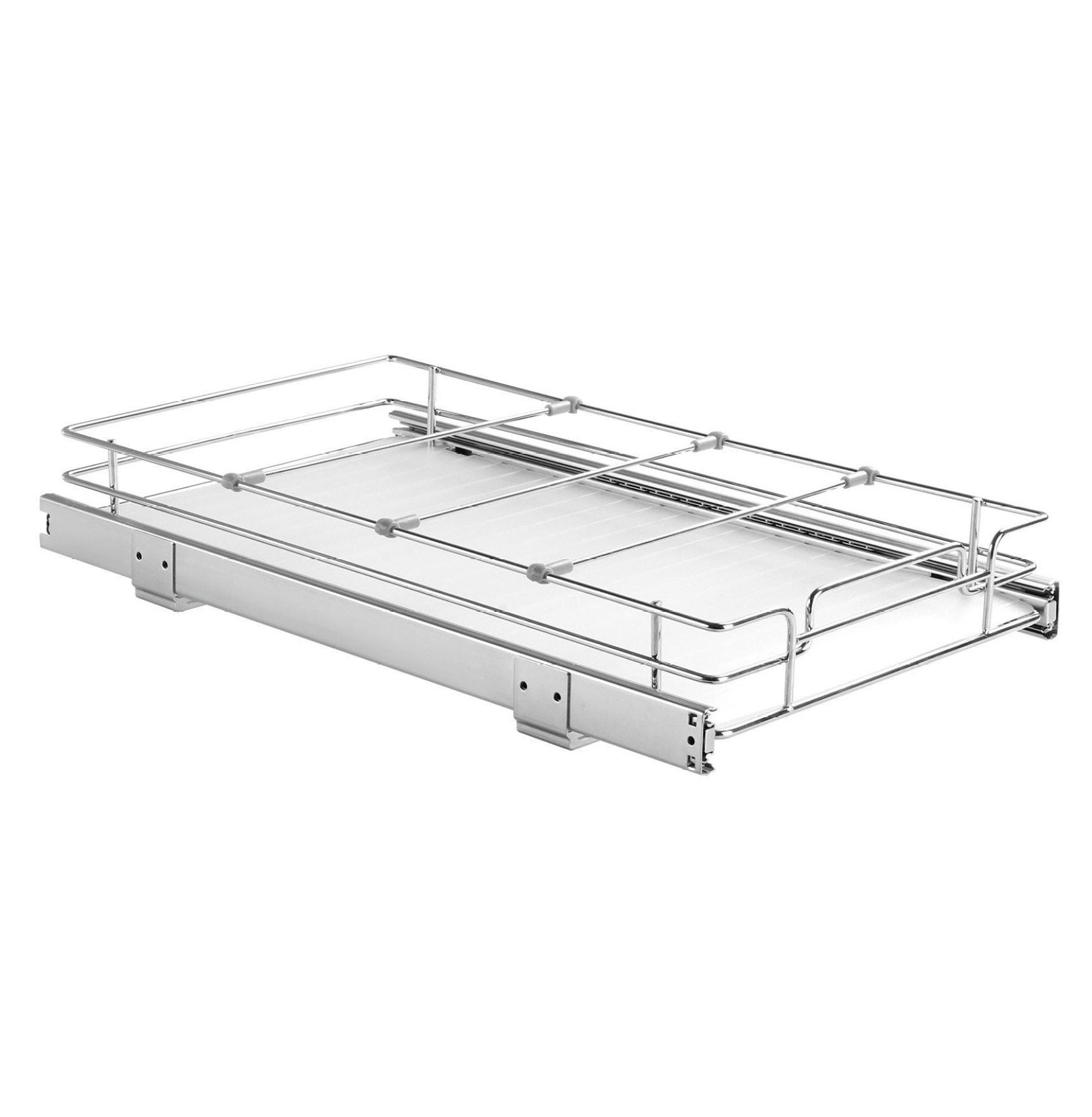 Pull Out Cabinet Organizer 11x21", Heavy Duty Slide Out Pantry Shelves ...