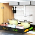 Pull Out Cabinet Organizer 21" Deep Expandable Slide Out Drawer ...