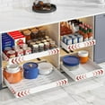 Pull Out Cabinet Organizer,2PCS 21" Deep Expandable Heavy Duty Pull Out ...