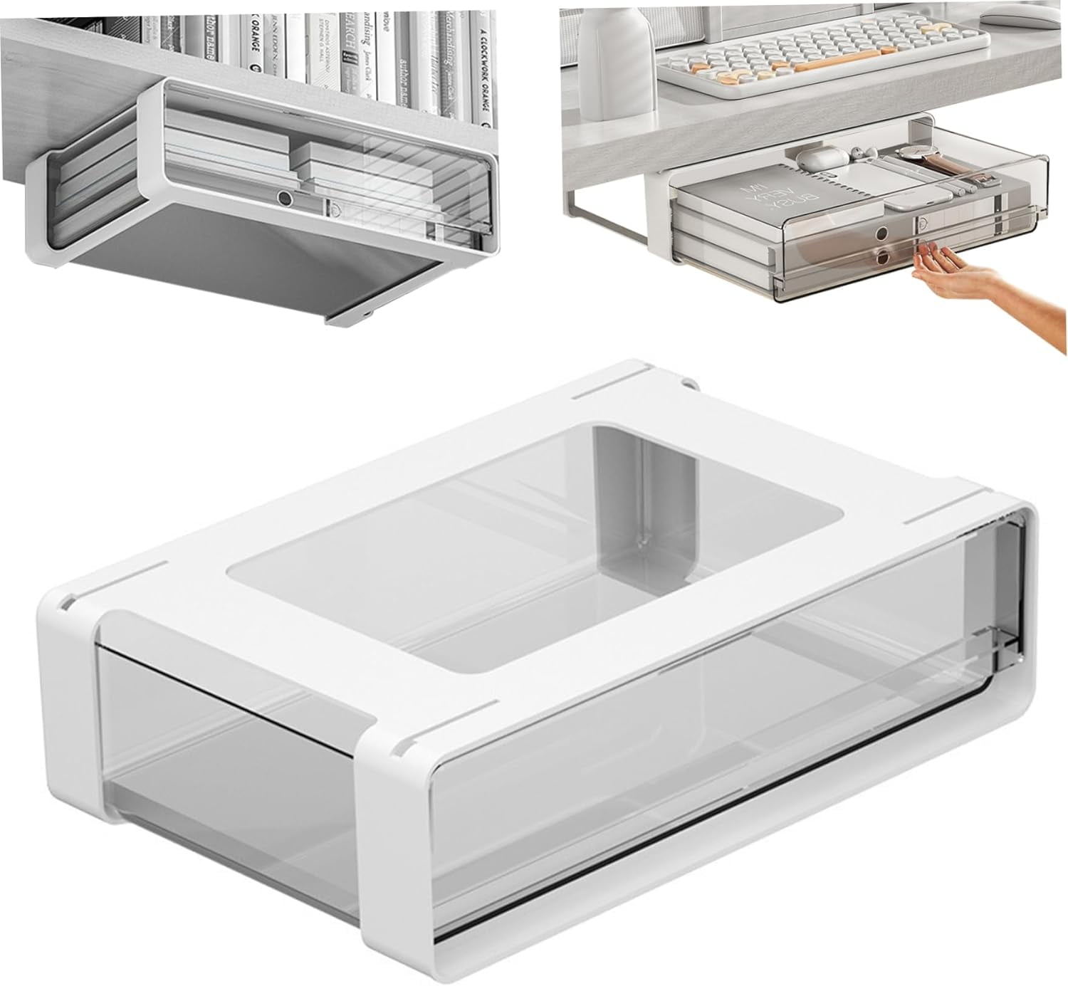 Pull Out Cabinet Organizer, Drawer Organizer, Slide Out Durable Plastic ...