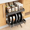 Pull Out Cabinet Organizer, Extendable(12.4"-20.5") Slide Out Drawers ...